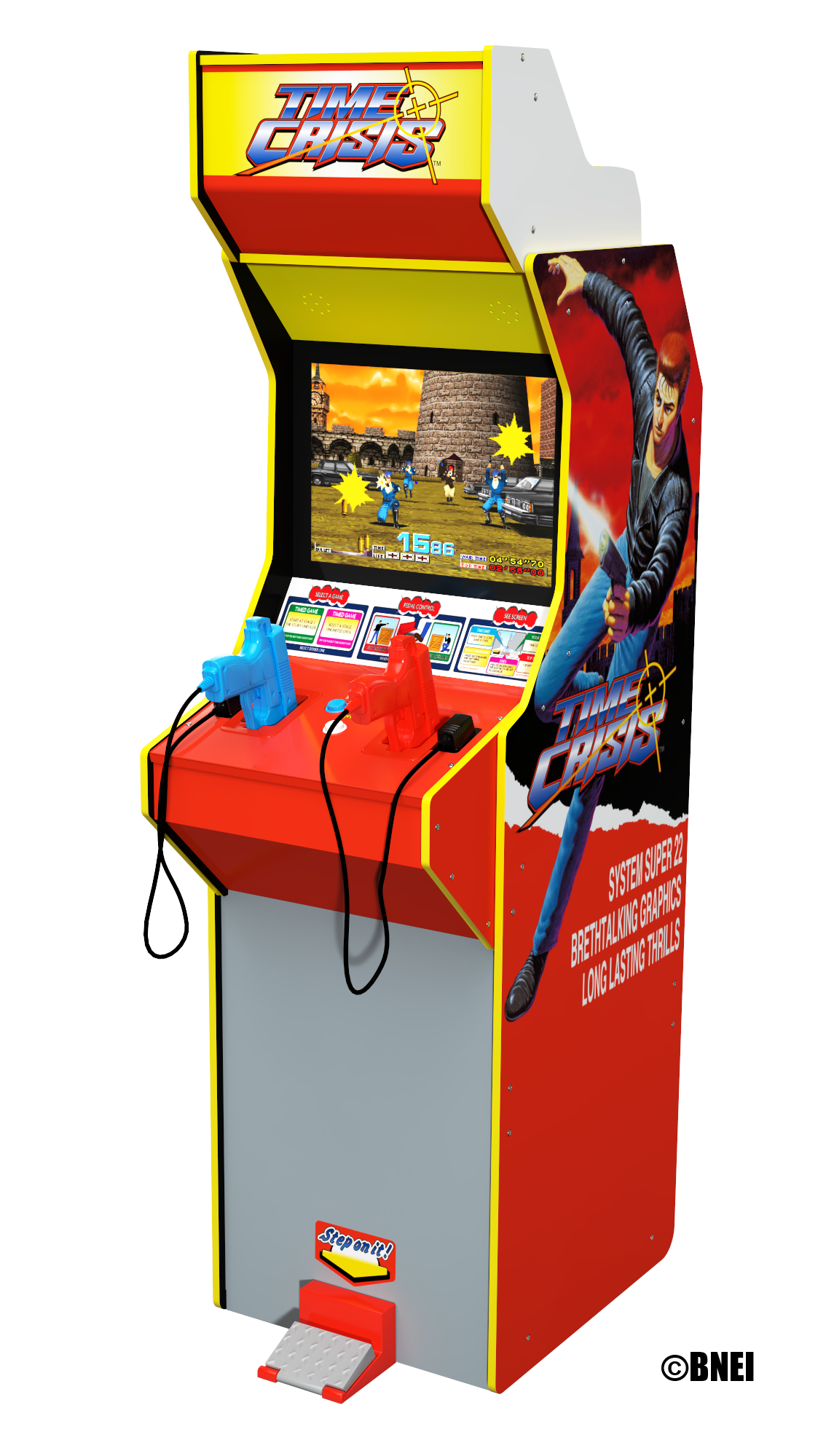 北米等向け家庭用ゲーム機「TIME CRISIS™ Deluxe Arcade Machine」を制作協力 | 株式会社バンダイナムコ研究所